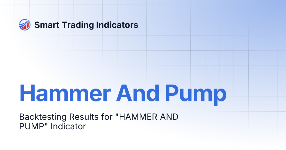 Hammer And Pump | Smart Trading Indicators