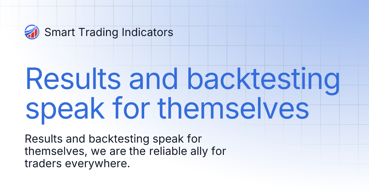 Results and backtesting speak for themselves | Smart Trading Indicators