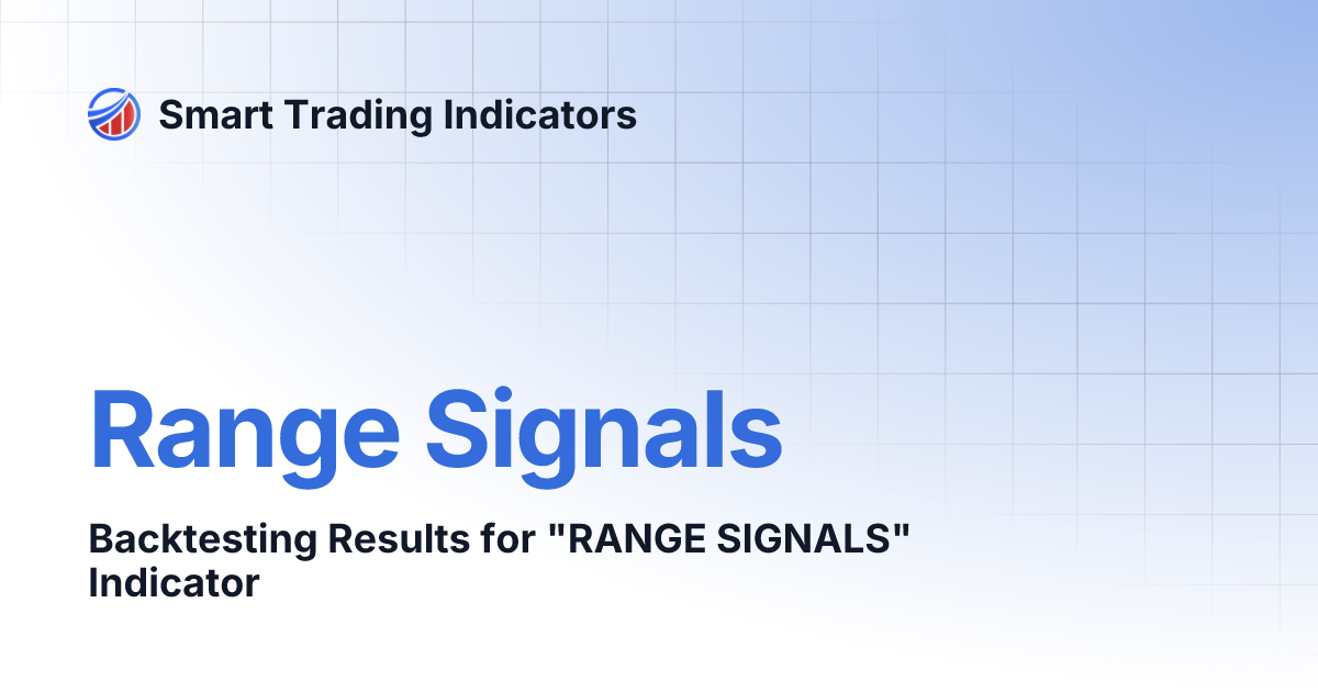 Range Signals | Smart Trading Indicators